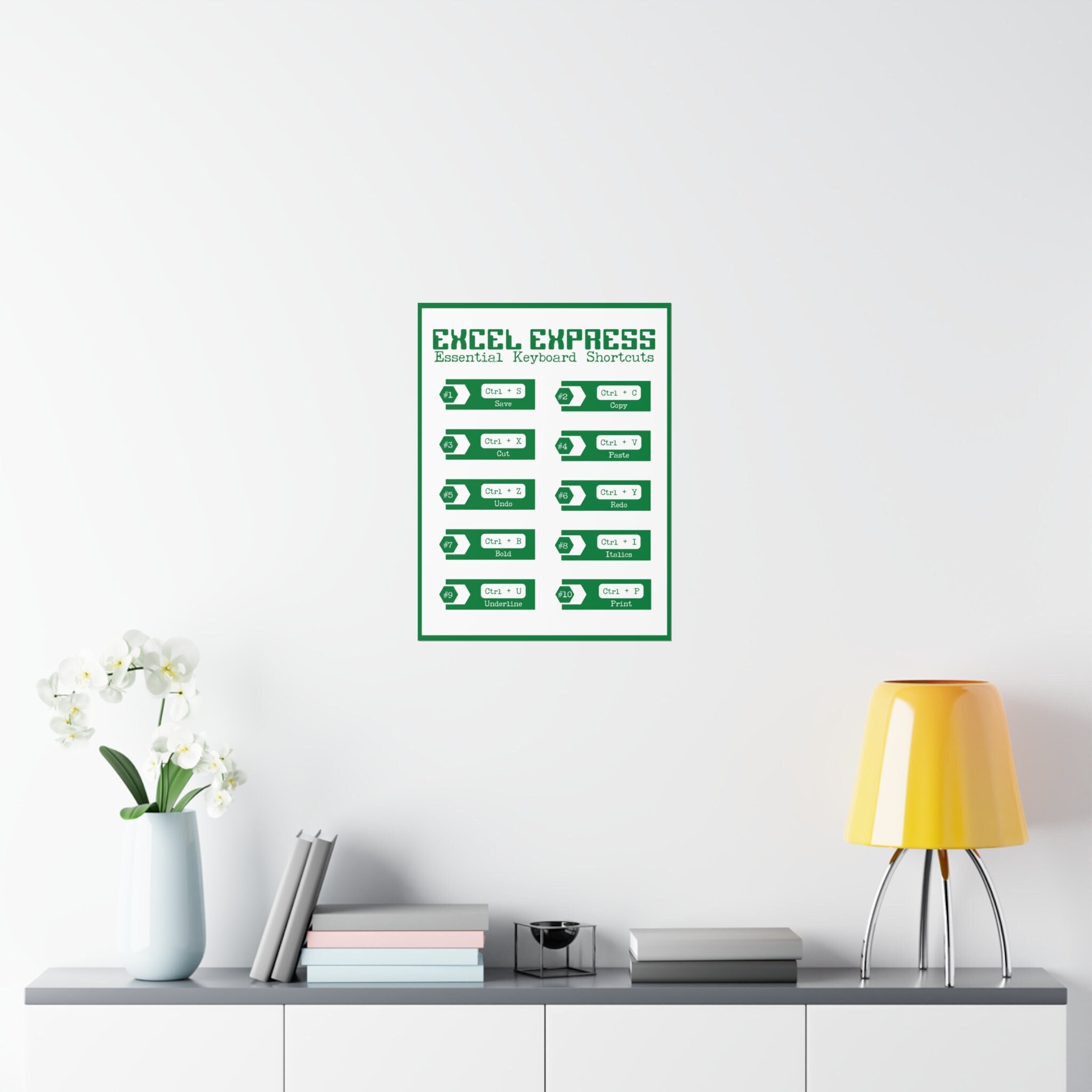 Educational Posters Ms Excel Shortcuts Infographic Tech Teacher ...