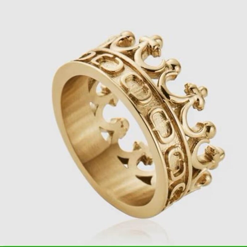 Mens Gold Crown Rings - Etsy