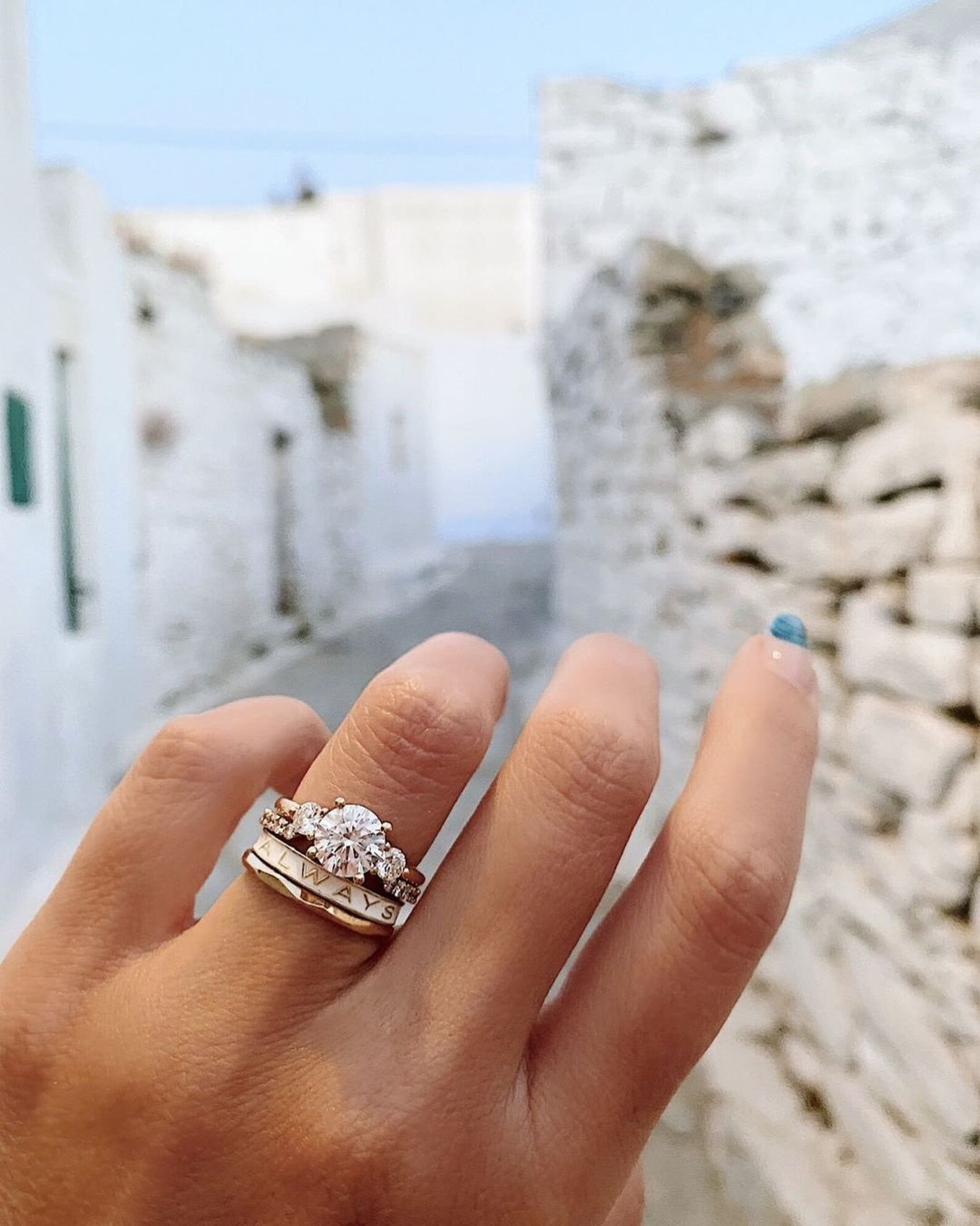 6mm Always Ring in 925 Sterling Silver, Stacking Ring, Enamel Band Ring, Personalized Ring ...