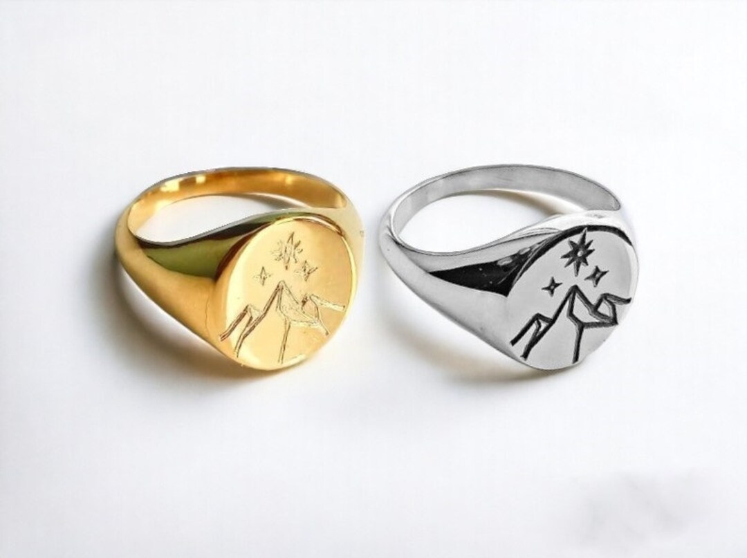 ACOTAR Night Court Signet Ring, 925 Sterling Silver Ring, Signet Ring ...