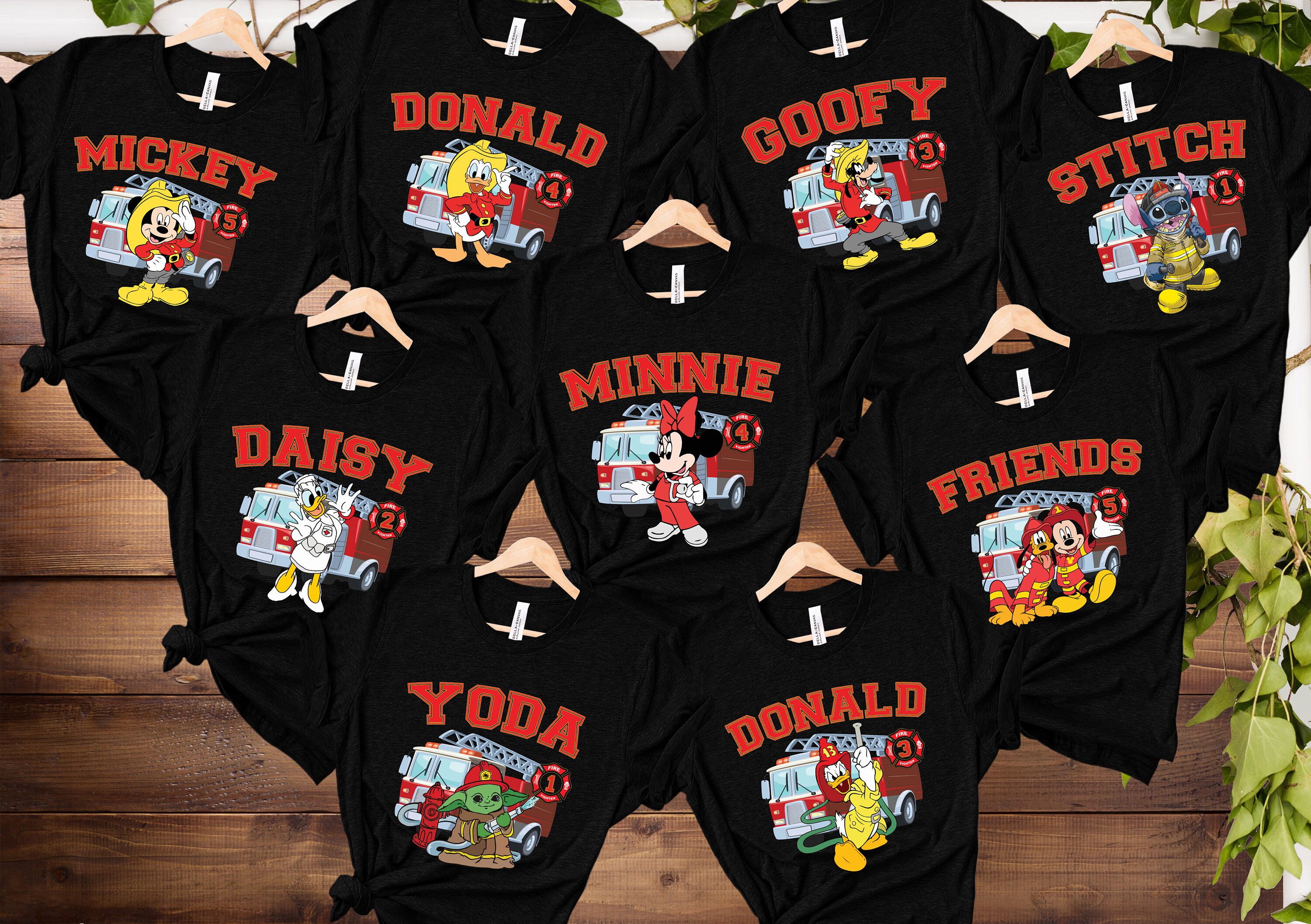 Disney Firefighter Shirt Fireman Fire Fighter Dept Shirt - Etsy