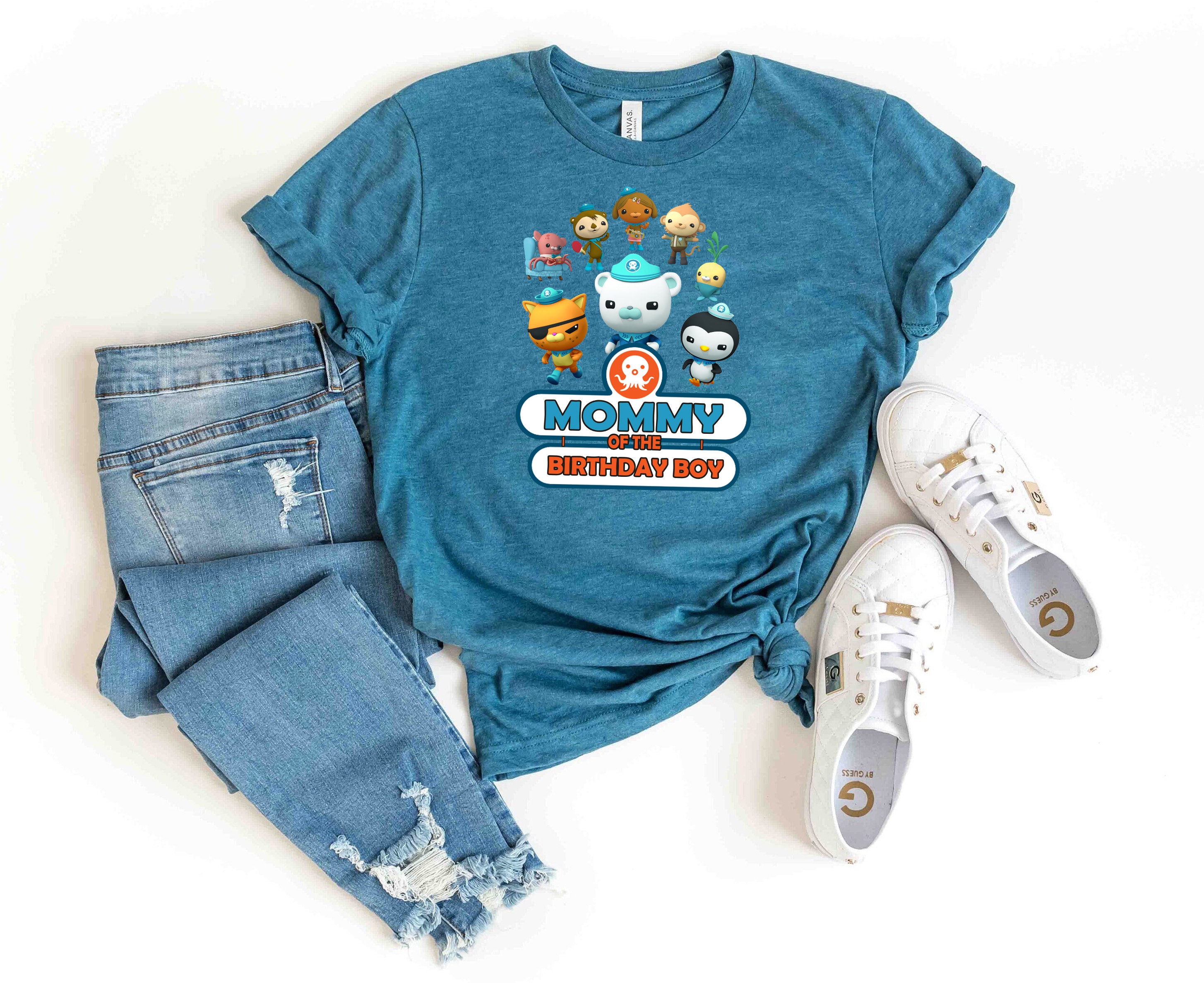 Octonauts Birthday Shirt, Octonauts Theme Birthday Party Shirt, Family ...