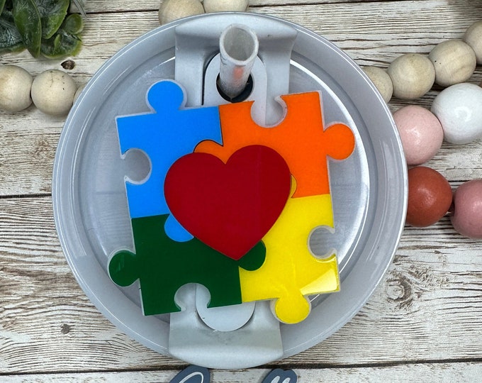 Autism Stanley Name Plate, Puzzle Name Plate, 40oz Name Plate, 30oz ...