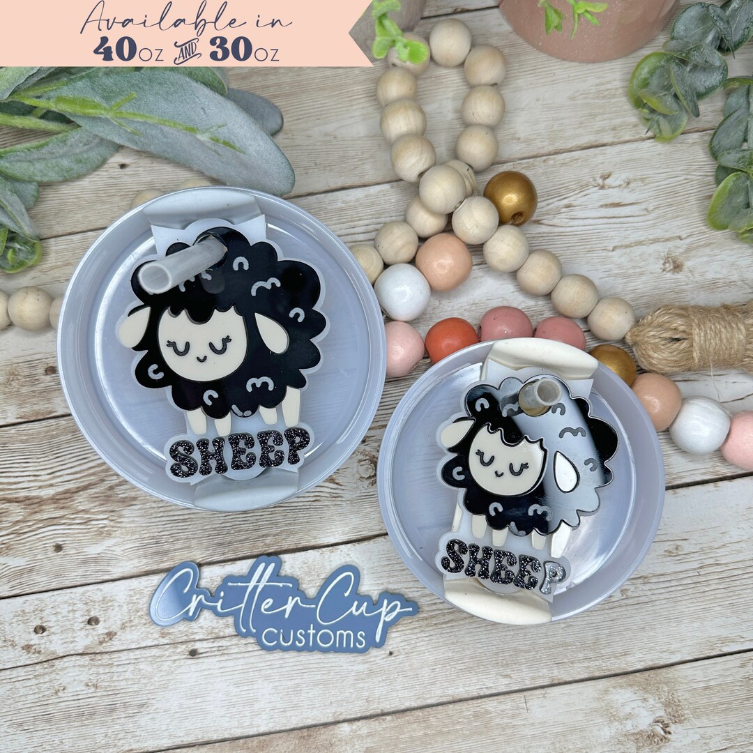 Sheep Stanley Name Plate, Black Sheep Name Plate, 40oz Name Plate, 30oz ...