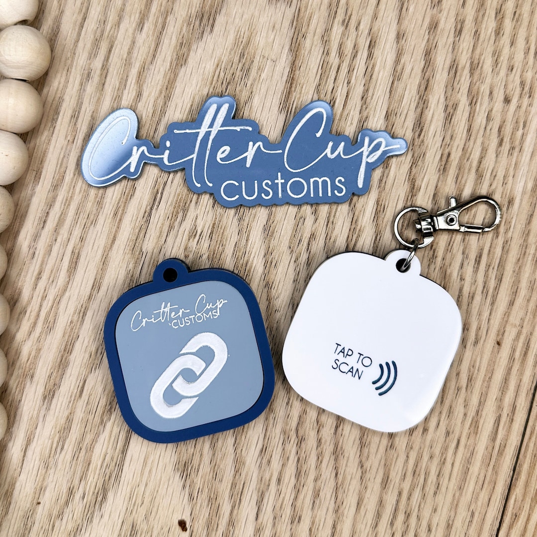 Smart Key Chain, NFC Keychain, Digital Business Keychain, Personalized ...