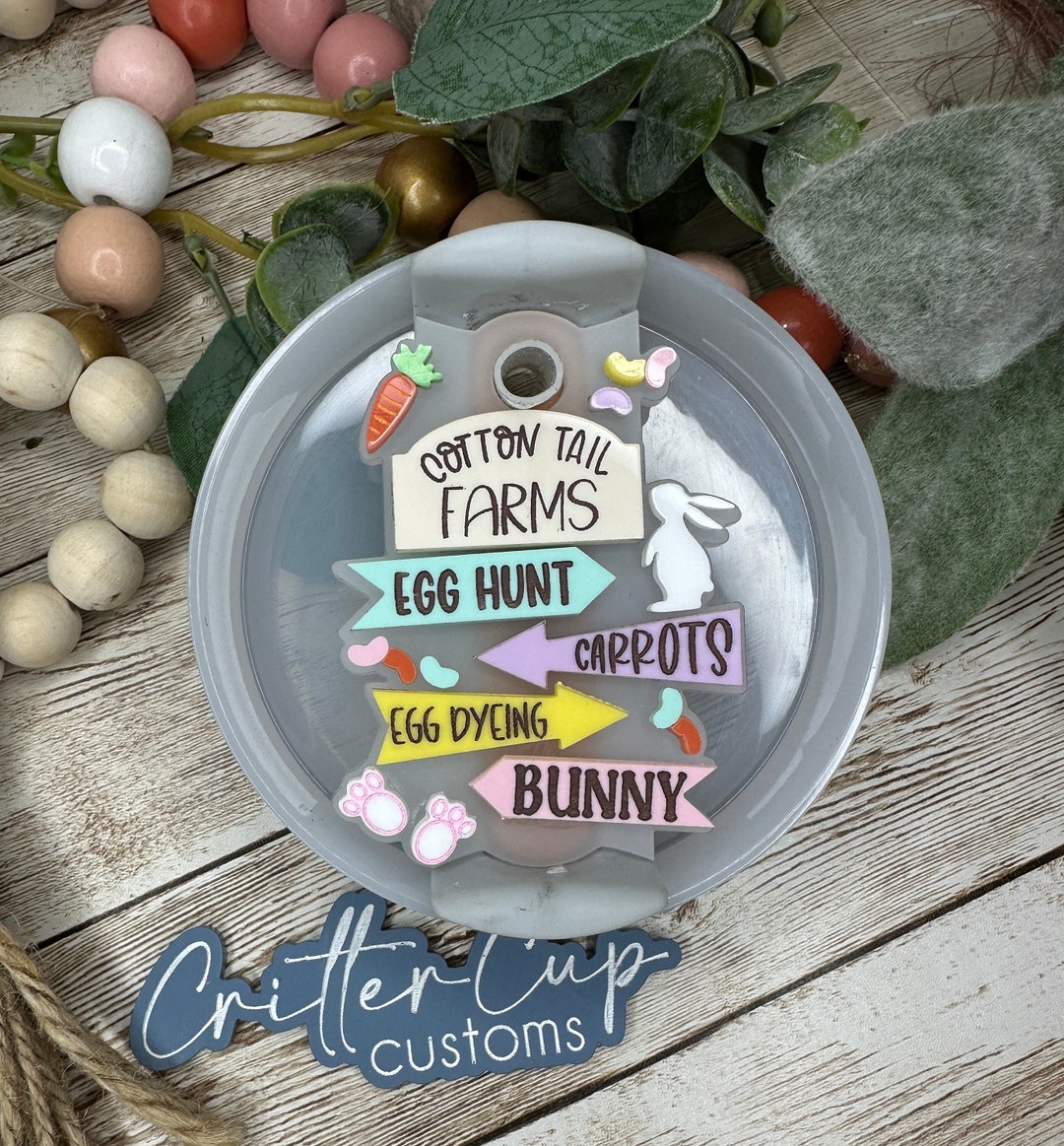 Easter Stanley Topper, Stanley Accessories, Stanley Name Plate, Name ...