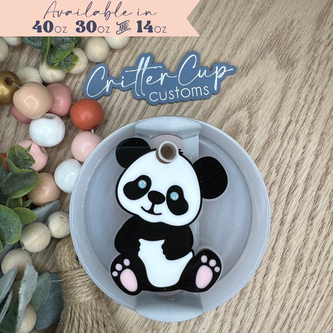Panda Stanley Name Plate, Panda Name Plate, 40oz Stanley Name Plate ...