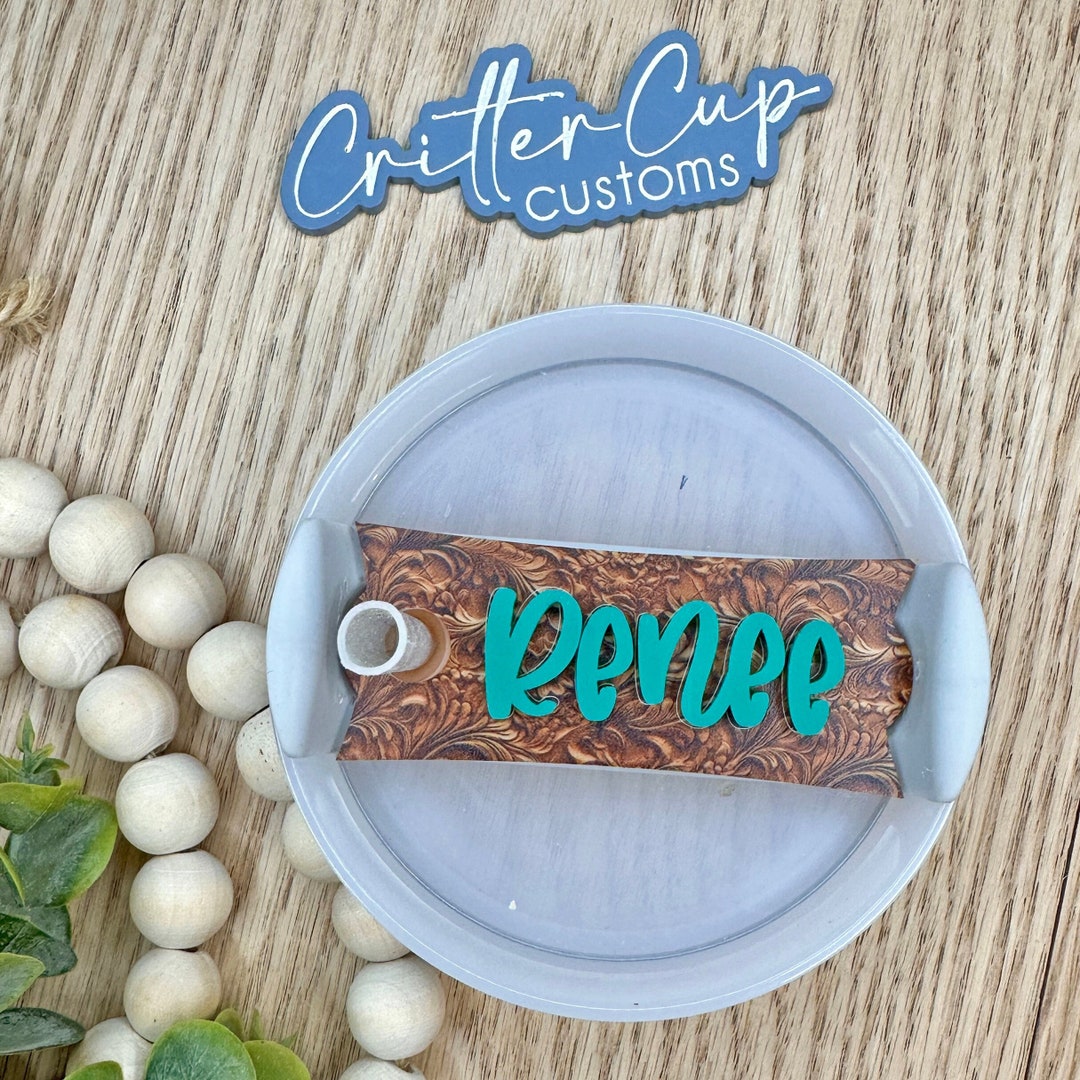 Western Stanley Name Plate, Tooled Leather Name Plate, Stanley Name ...