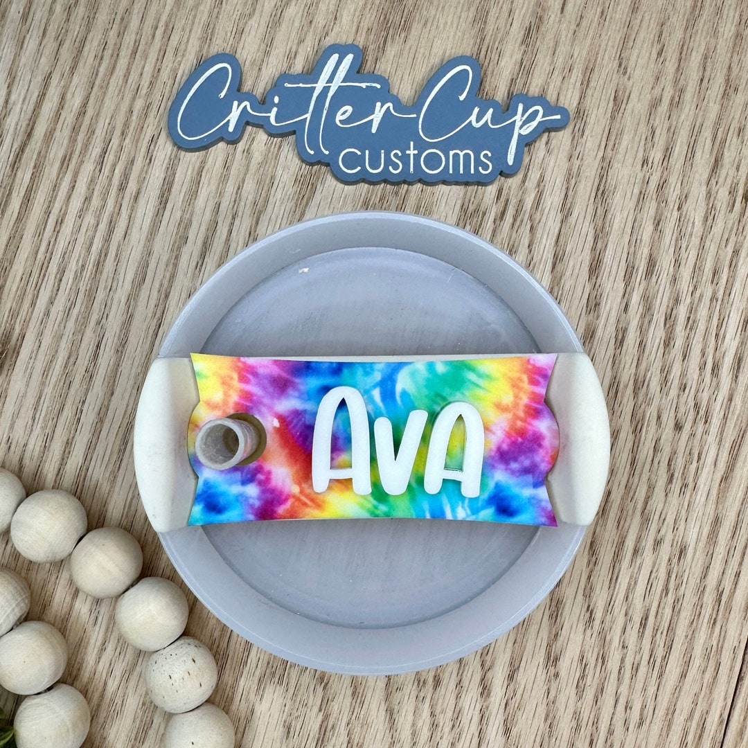 Tye Dye Stanley Name Plate, Ozark Trail Name Plate, Tye Dye Name Plate ...