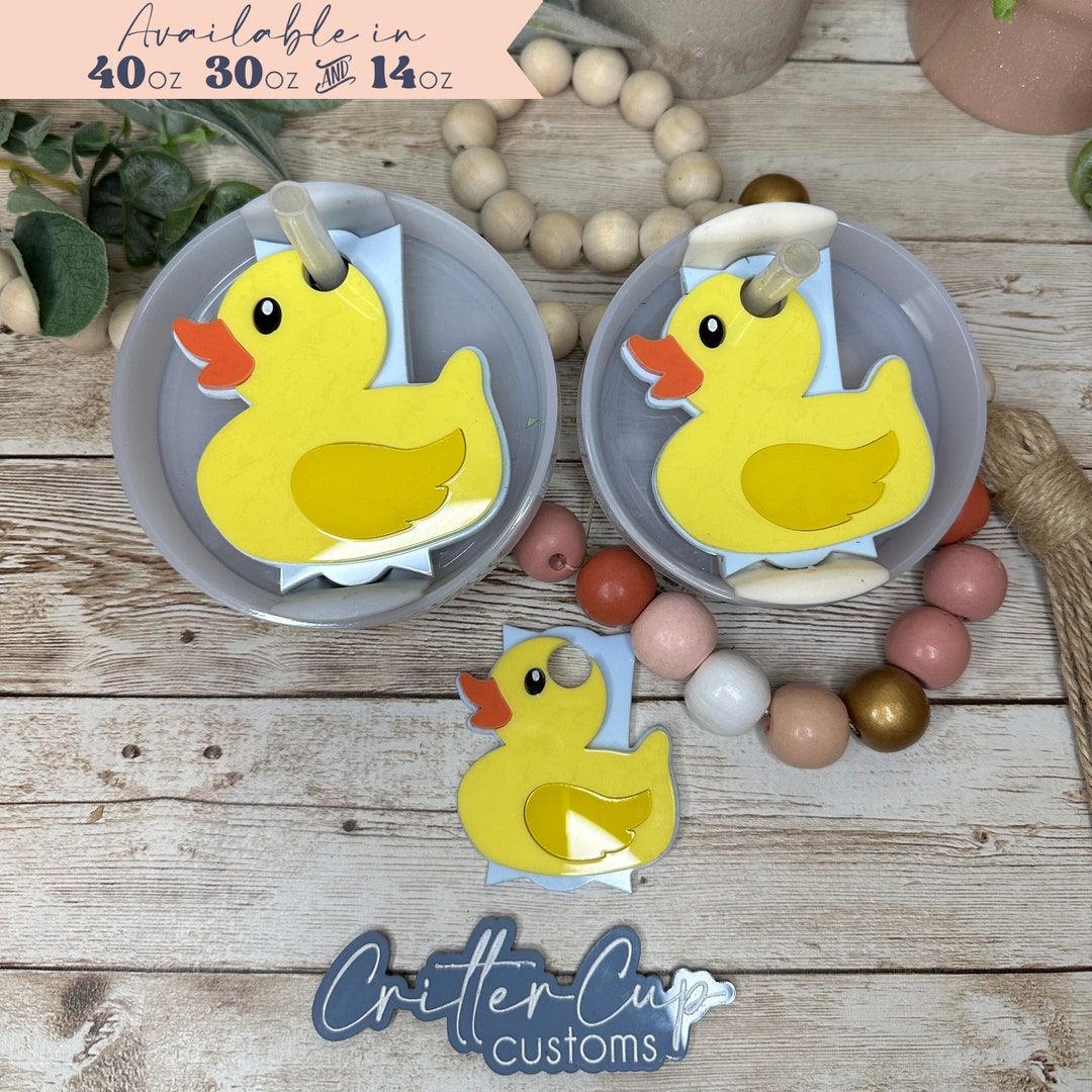 Duck Stanley Name Plate, Duck Lid Topper, 30oz Stanley Name Plate ...