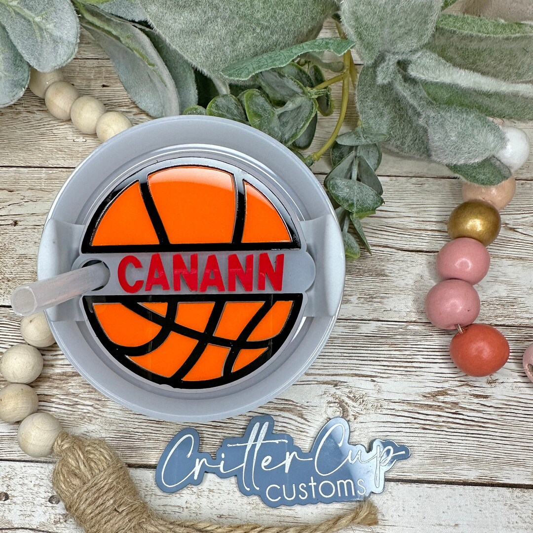 Basketball Stanley Topper, Personalized Name Plate, Basketball Name ...