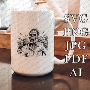 Zombie Horde SVG, Resident Evil SVG, Zombies, Scifi, Cut File Cricut ...