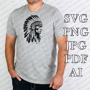 American Indian SVG, Native American, American Indian, SVG, Cut File ...