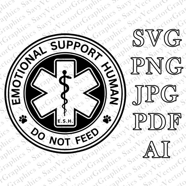 Emotional Support Svg - Etsy