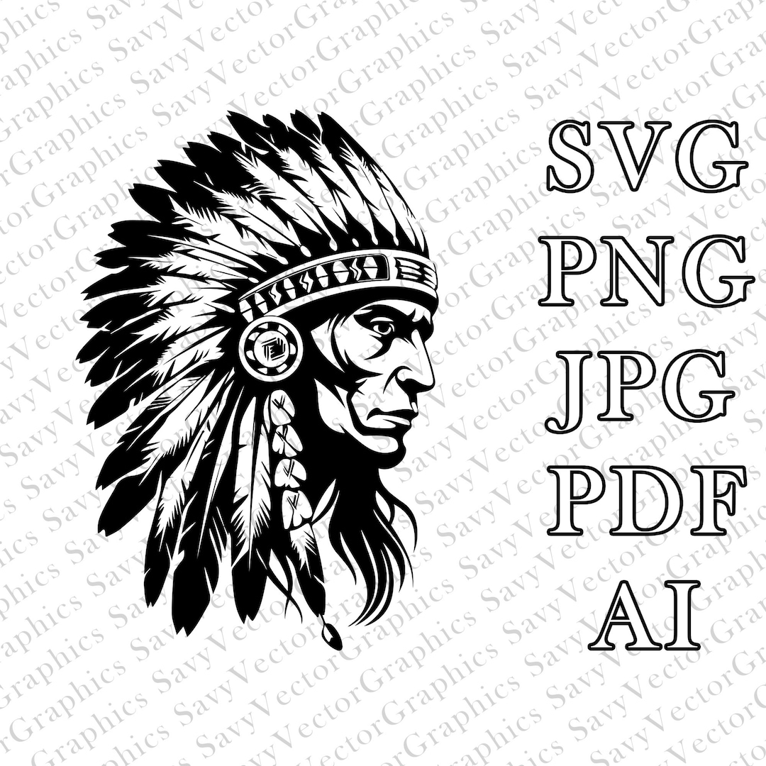 American Indian SVG, Native American, American Indian, SVG, Cut File ...