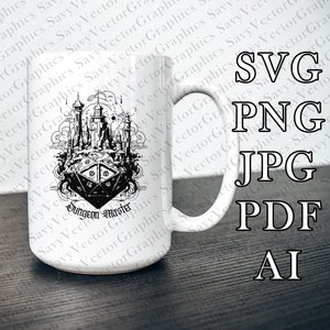 Dungeon Master Emblem, PNG, SVG, D&D, Fantasy, Dungeons and Dragons ...