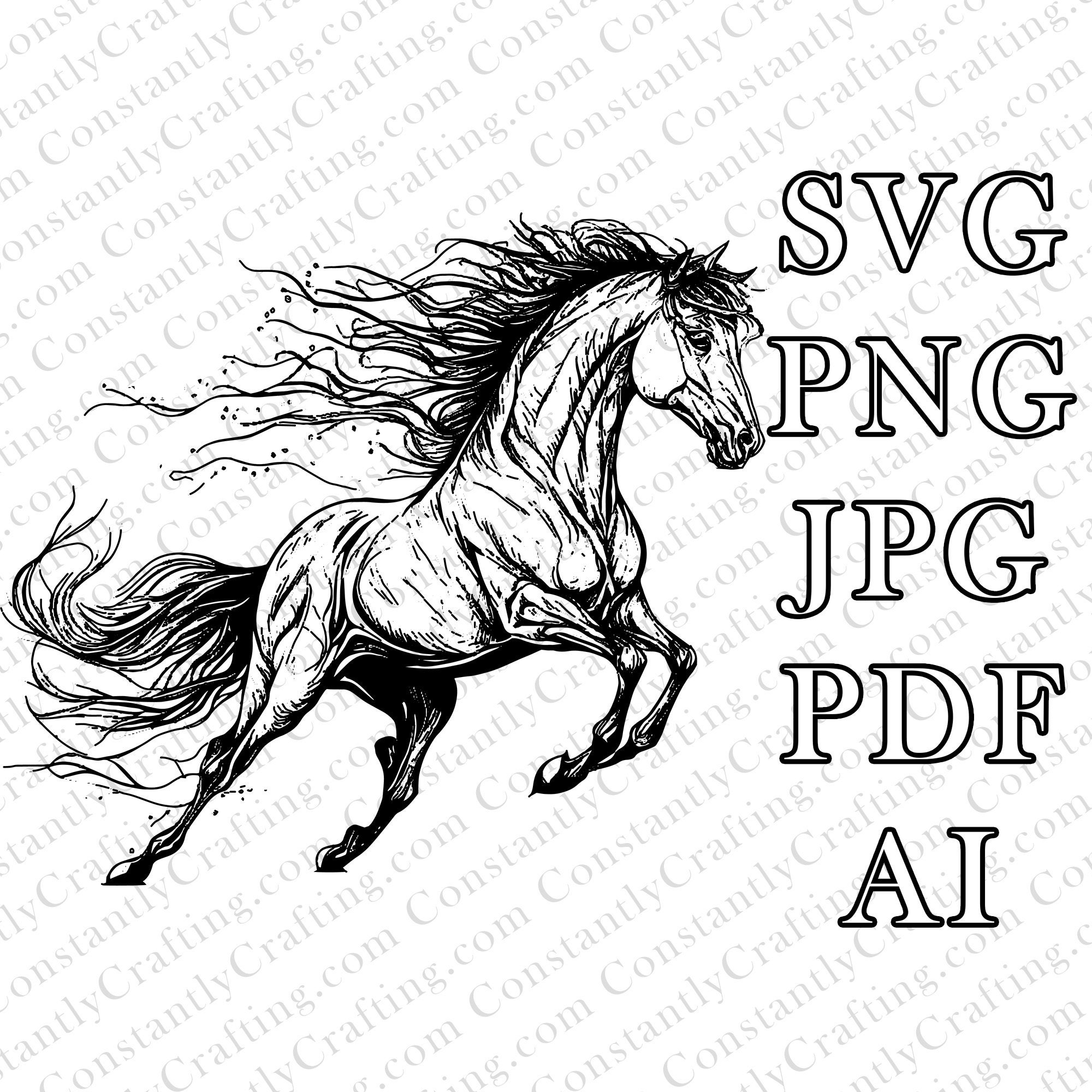 Horse Horse Jumping Horse Jumping SVG Horse SVG Animal - Etsy