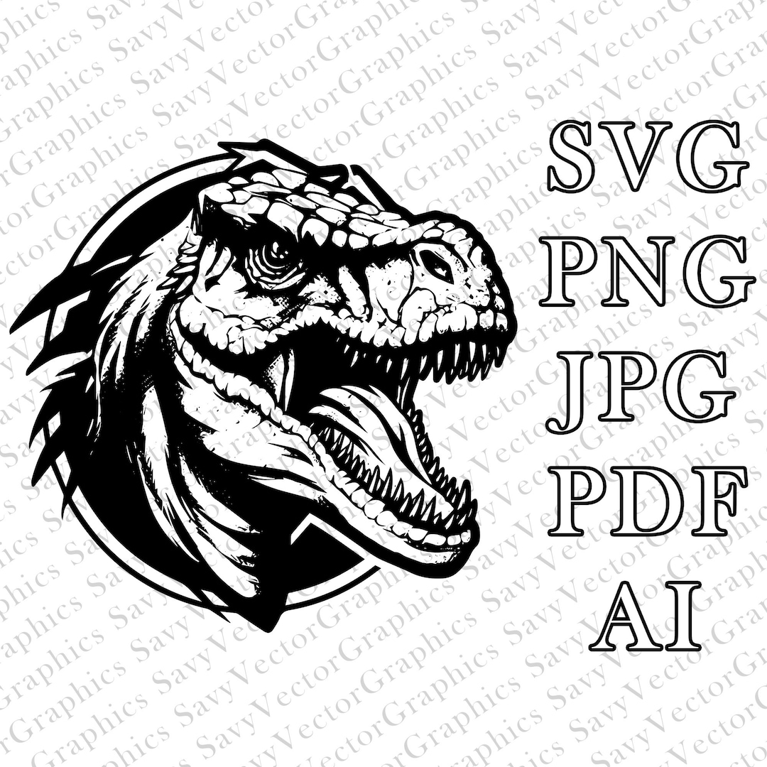 Raptor Head SVG, Raptor SVG, Raptor, Dinosaur, Dinosaur SVG, Cut File ...