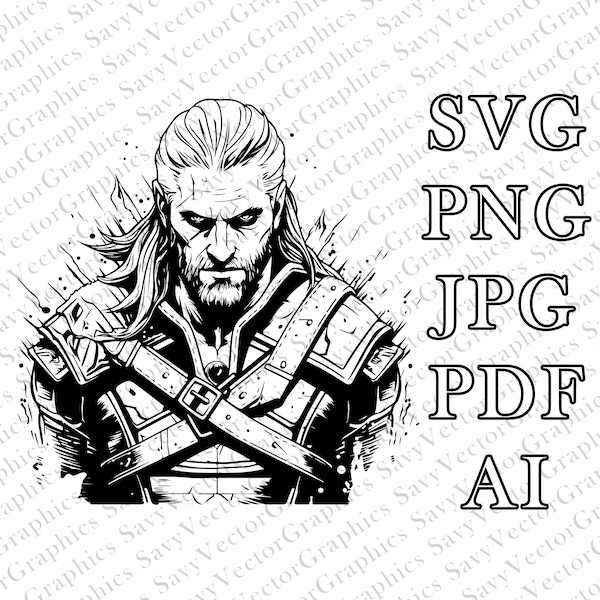 Witcher Svg - Etsy
