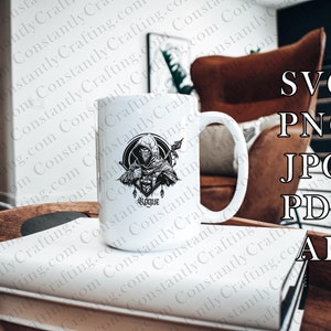 Rogue Male, Rogue SVG, SVG, D&D, Fantasy, Cut File Cricut, Xtool, Laser ...