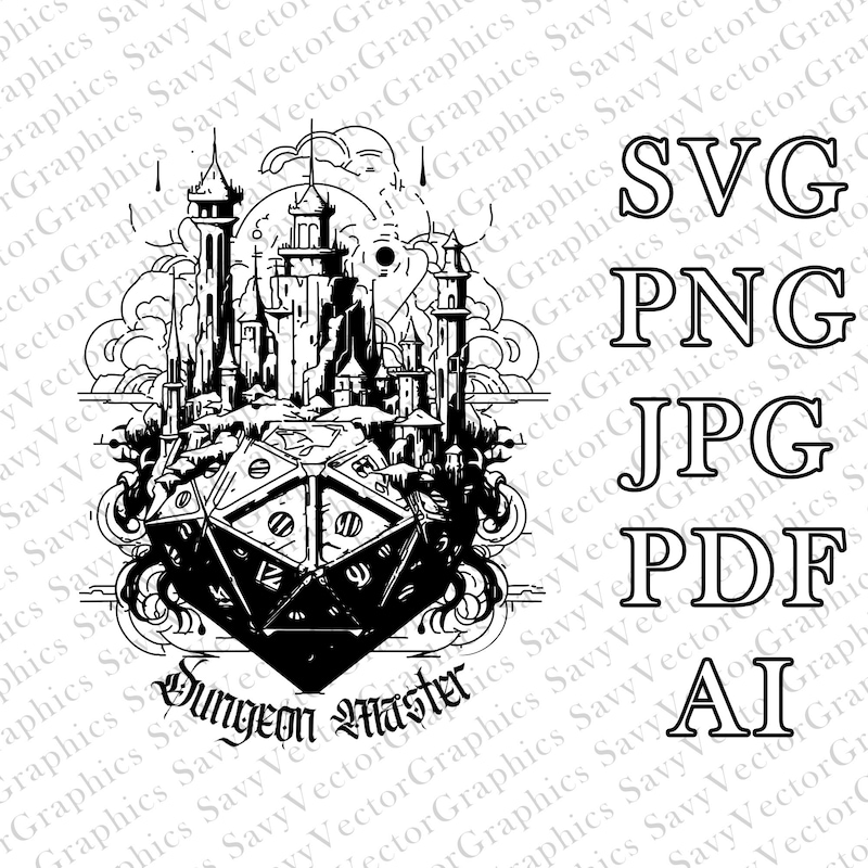 Dungeons and Dragons Svg - Etsy