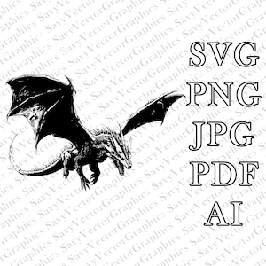 Smaug the Terrible SVG, Lord of the Rings, Smaug SVG, Cut File Cricut ...
