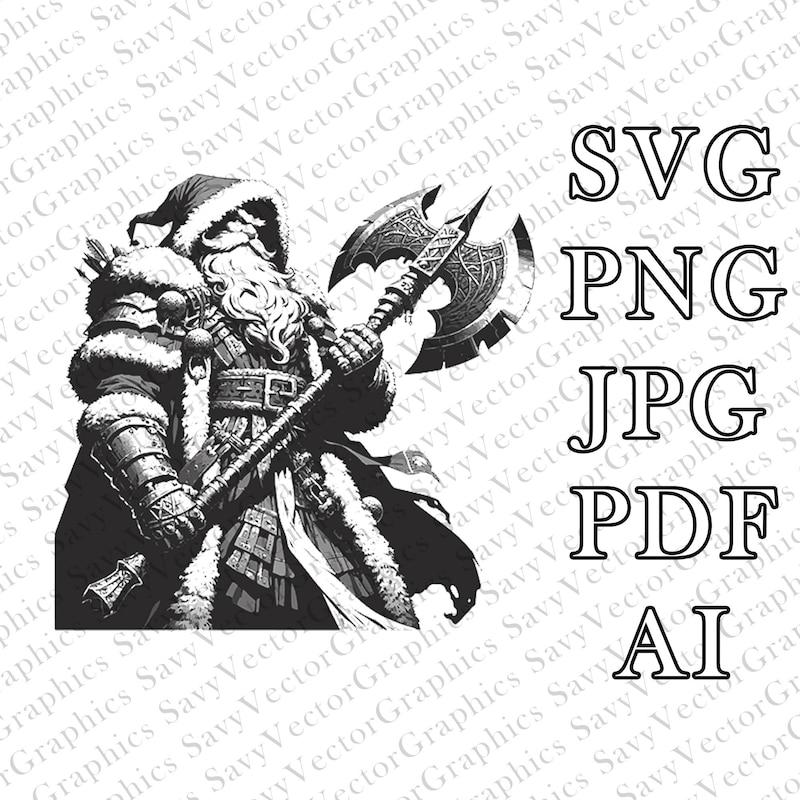 Dnd Santa - Etsy
