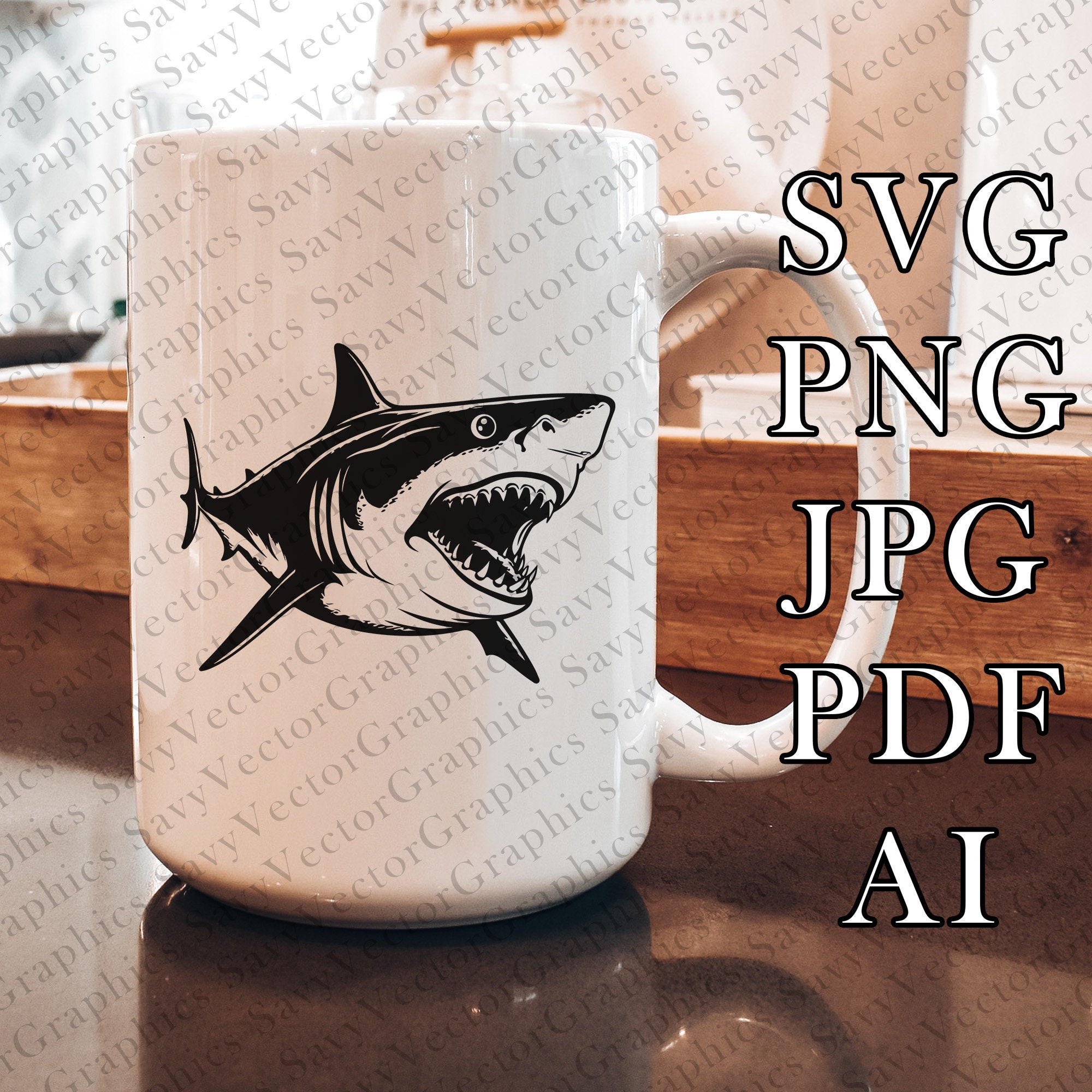 Megalodon SVG Megalodon Tattoo Shark SVG Shark Tattoo Cut - Etsy Portugal