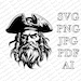Blackbeard, Blackbeard the Pirate, Blackbeard Vector Graphic, Pirate ...
