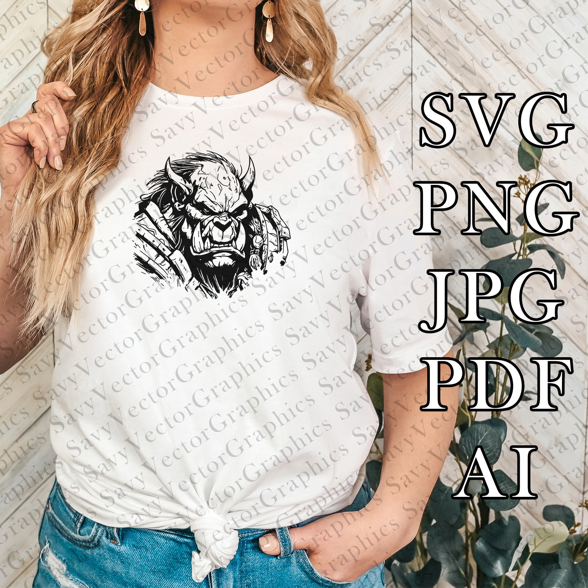 Thrall SVG World of Warcraft SVG Orc SVG Cut File Cricut - Etsy Australia