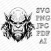 Orgrim SVG, World of Warcraft SVG, Orc SVG, Cut File Cricut, File for ...