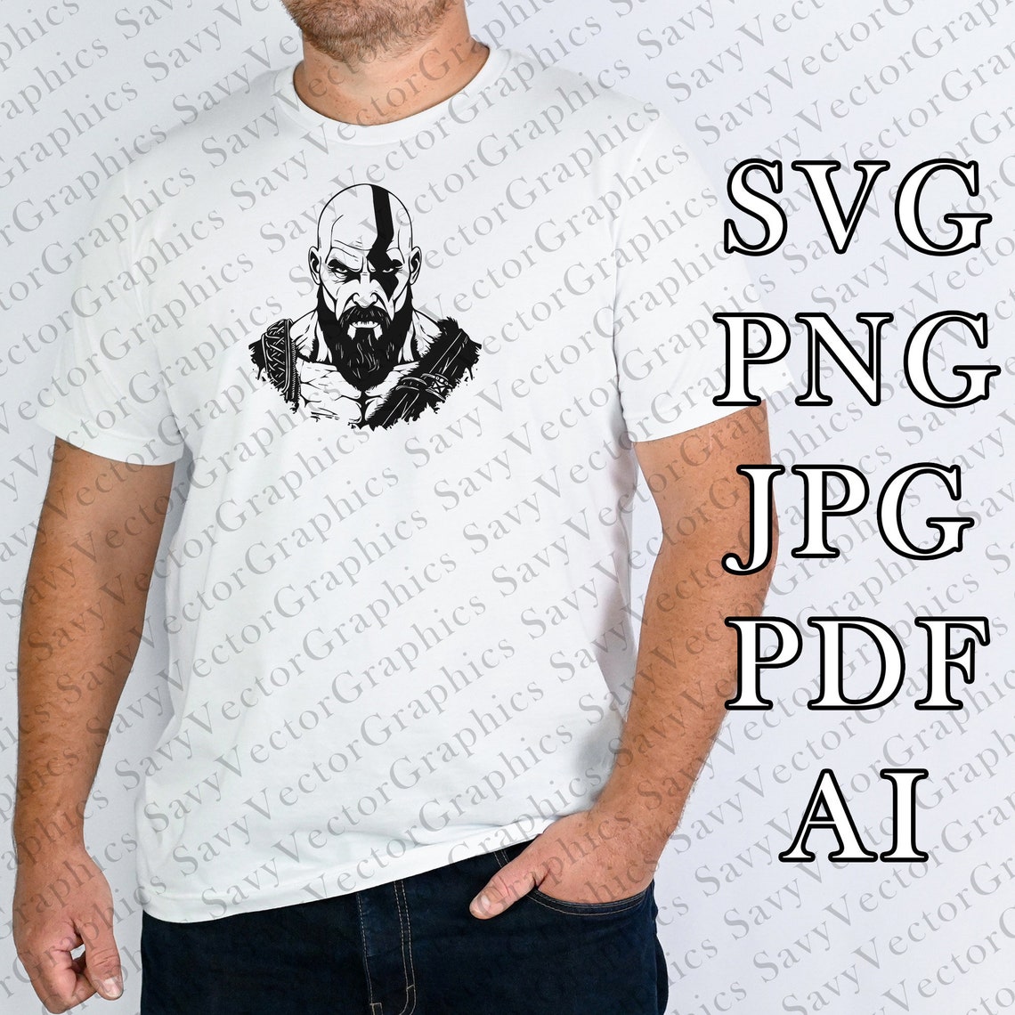 Kratos Vector Kratos SVG God of War SVG Cut File Cricut - Etsy Australia