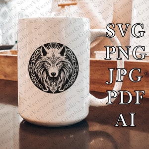 Fenrir, Fenrir SVG, Fenrir Digital File, Fenrir Laser File, Fenrir ...