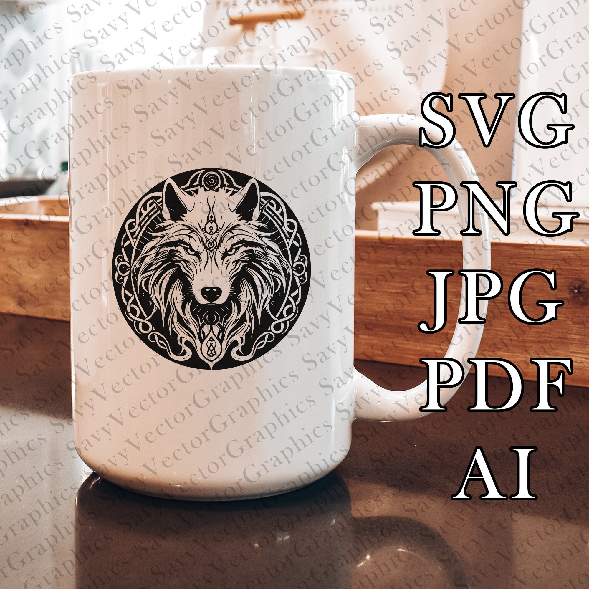 Fenrir, Fenrir SVG, Fenrir Digital File, Fenrir Laser File, Fenrir ...