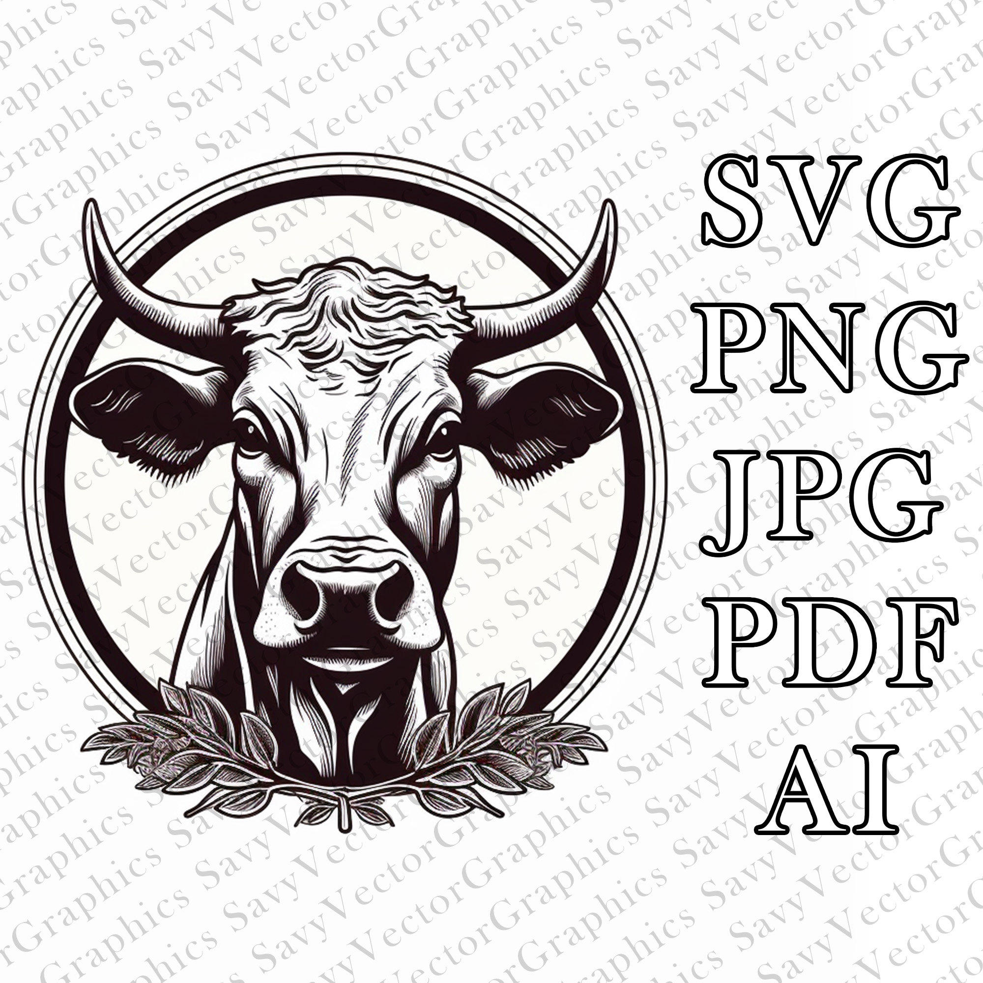Cow Cow Head Cow SVG Dairy Cow Cut File Cricut Xtool - Etsy