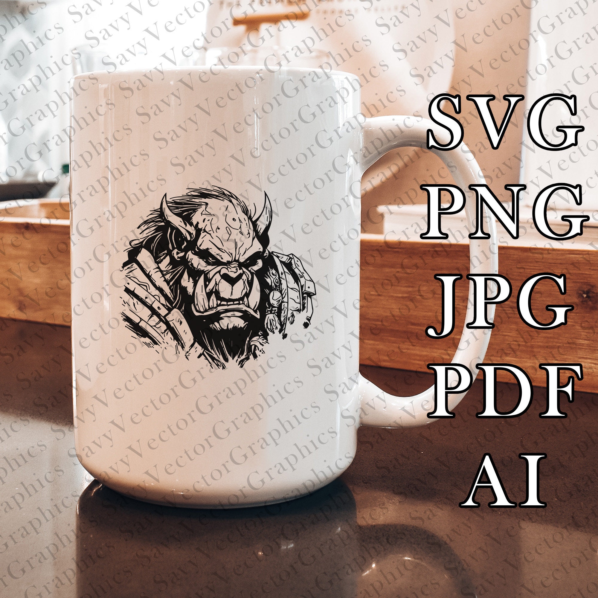 Thrall SVG World of Warcraft SVG Orc SVG Cut File Cricut - Etsy Australia
