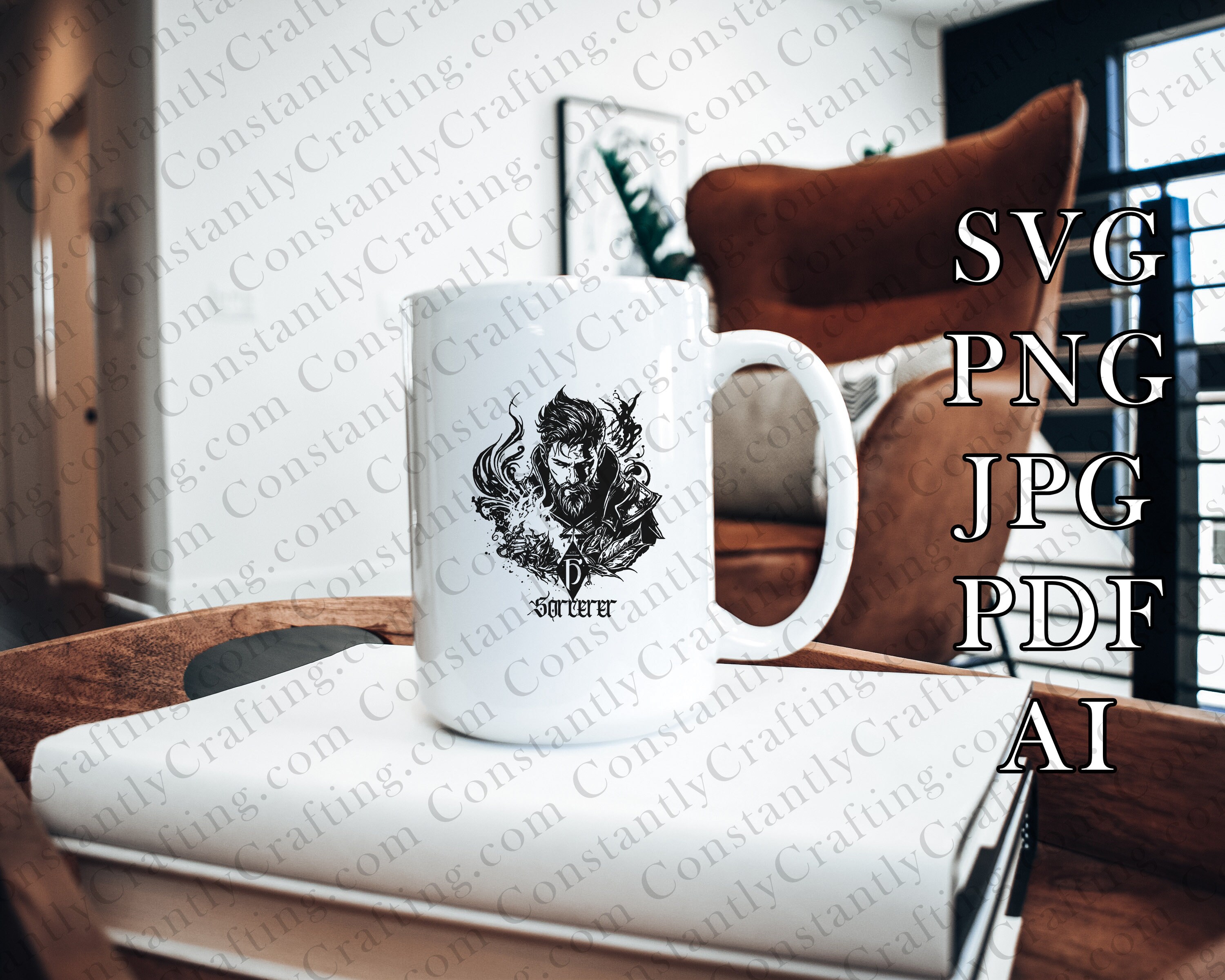 Sorcerer Sorcerer SVG SVG D&D Fantasy Cut File Cricut - Etsy