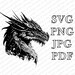 Life Dragon SVG, Life Dragon, D&D, Fantasy, Cut File Cricut, Xtool ...