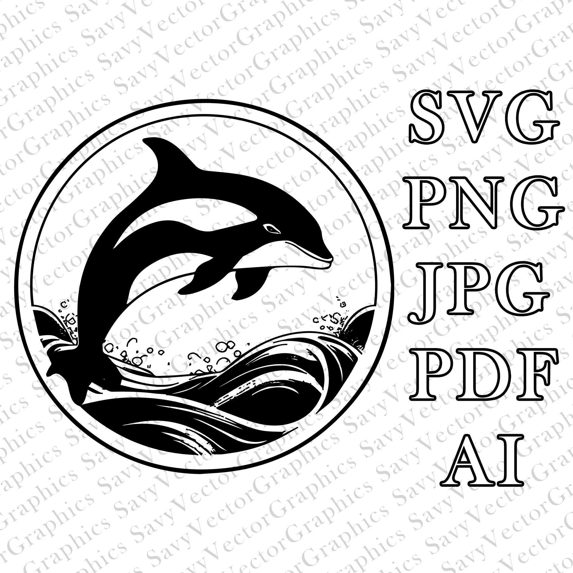 Orca SVG, Whale SVG, Killer Whale SVG, Cut File Cricut, Xtool, Laser ...