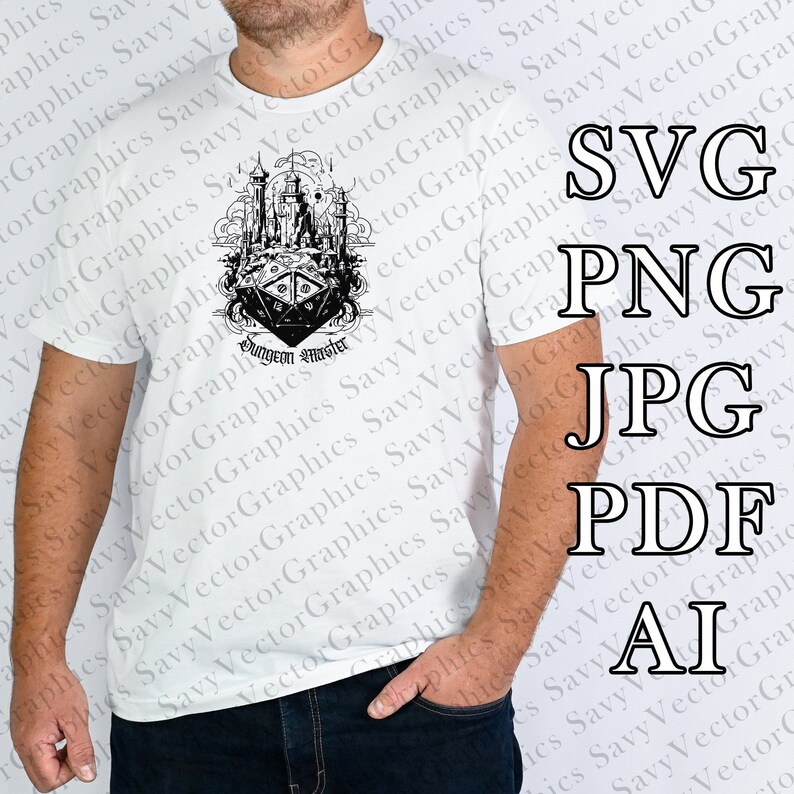 Dungeon Master Emblem, PNG, SVG, D&D, Fantasy, Dungeons and Dragons ...