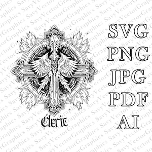 13 Class Emblems Bundle, Dungeons and Dragons, Player Class, Dungeon ...