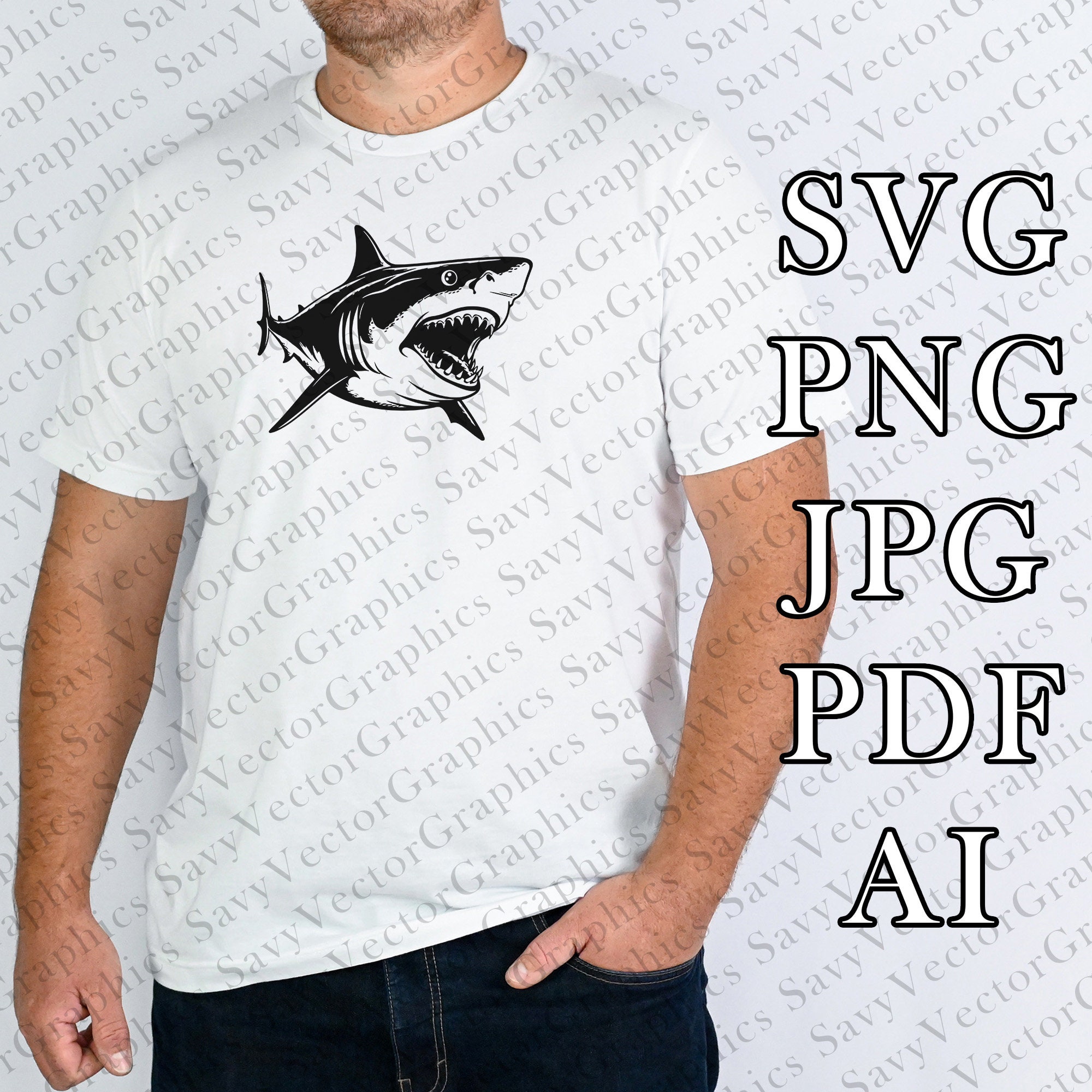 Megalodon SVG, Megalodon Tattoo, Hai SVG, Hai Tattoo, Schnittdatei ...