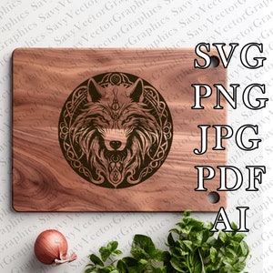 Fenrir, Fenrir SVG, Fenrir Digital File, Fenrir Laser File, Fenrir ...