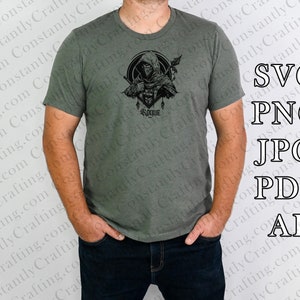 Rogue Male, Rogue SVG, SVG, D&D, Fantasy, Cut File Cricut, Xtool, Laser ...