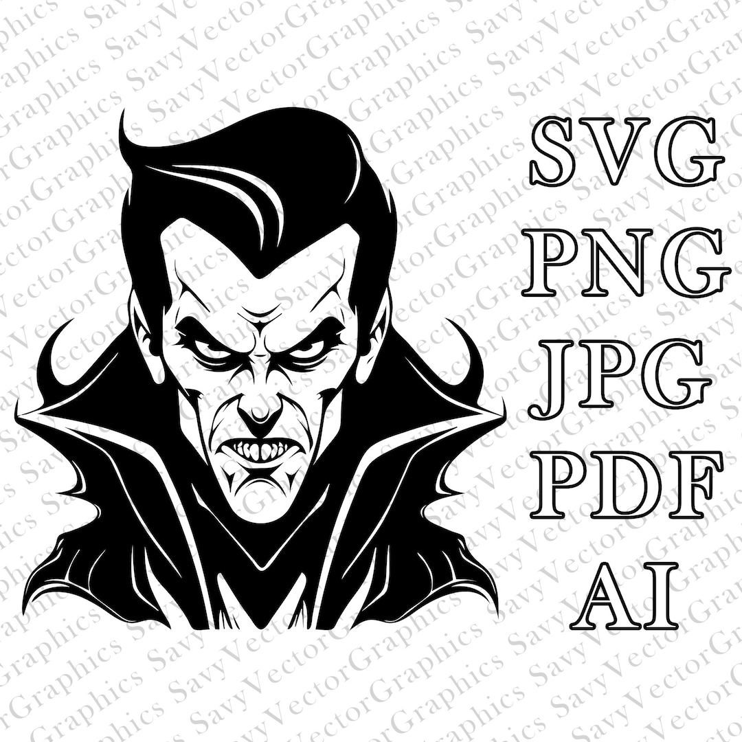 Dracula, Dracula SVG, Vampire, Vampire SVG, Halloween SVG, Cut File ...