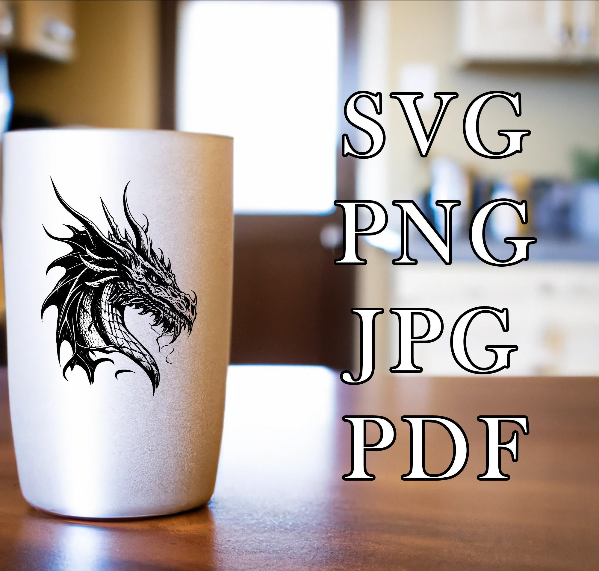 Dragon Head SVG, D&D, Fantasy , Cut File Cricut, Xtool, Laser, Dungeons ...