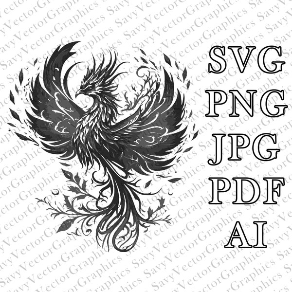 Phoenix Laser Cut - Etsy UK