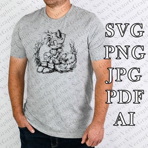Tails SVG, Sonic the Hedgehog SVG, Tails the Fox, Cut File Cricut, File ...