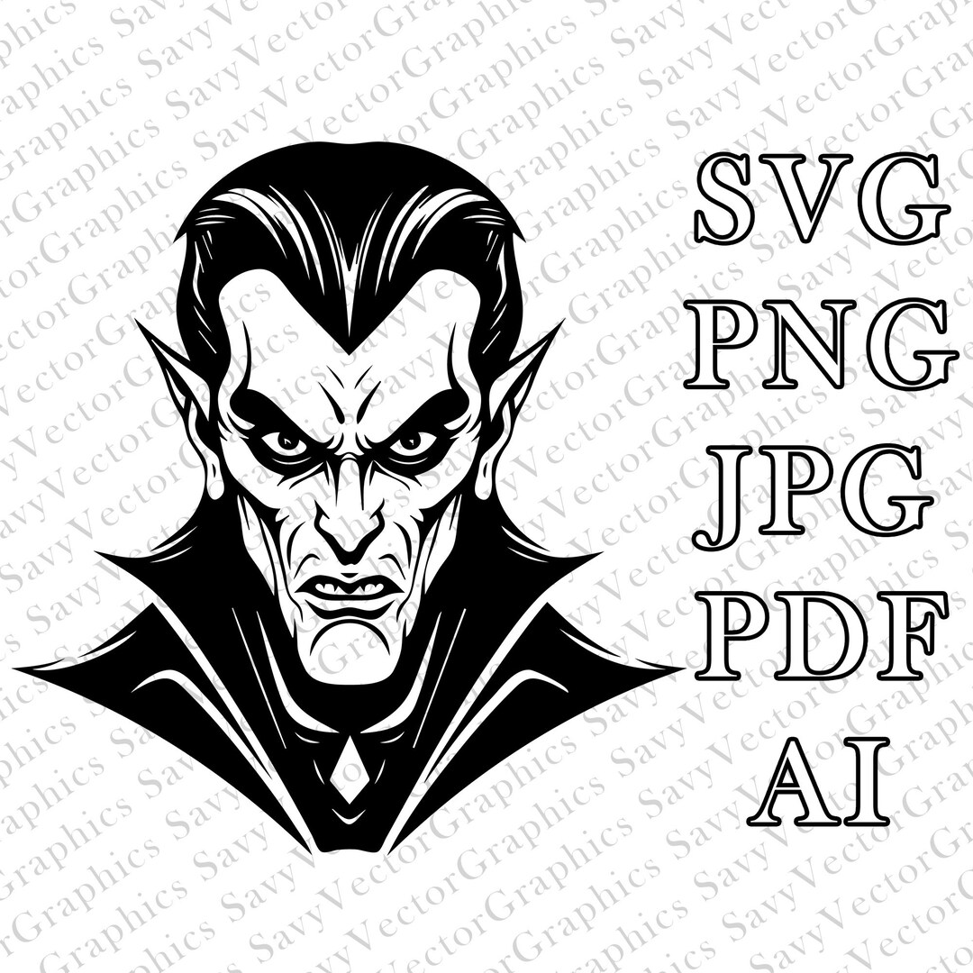 Dracula, Dracula SVG, Vampire, Vampire SVG, Halloween SVG, Cut File ...