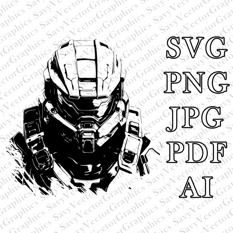 Halo Svg File - Etsy